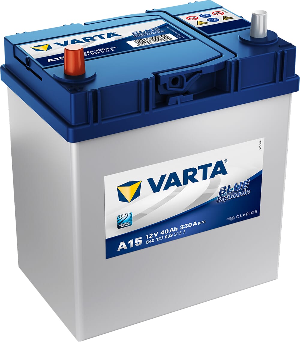 VARTA Startbatteri Blue Dynamic A15 12V 40AH 330CCA - Bergen Batteri ...