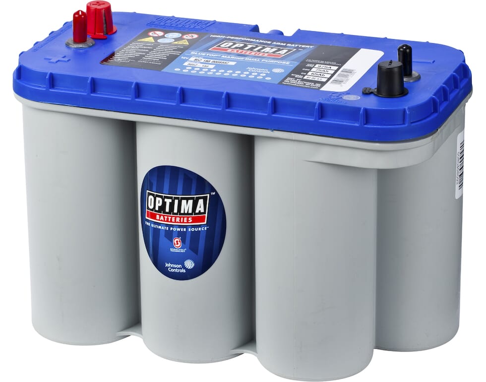 OPTIMA BTDC5.5 Blue Top 12V 75AH 975CCA AGM Batteri - Bergen Batteri ...