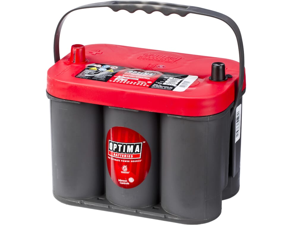 OPTIMA RTC4.2 Red Top 12V 50AH 815CCA AGM Batteri - Bergen Batteri ...
