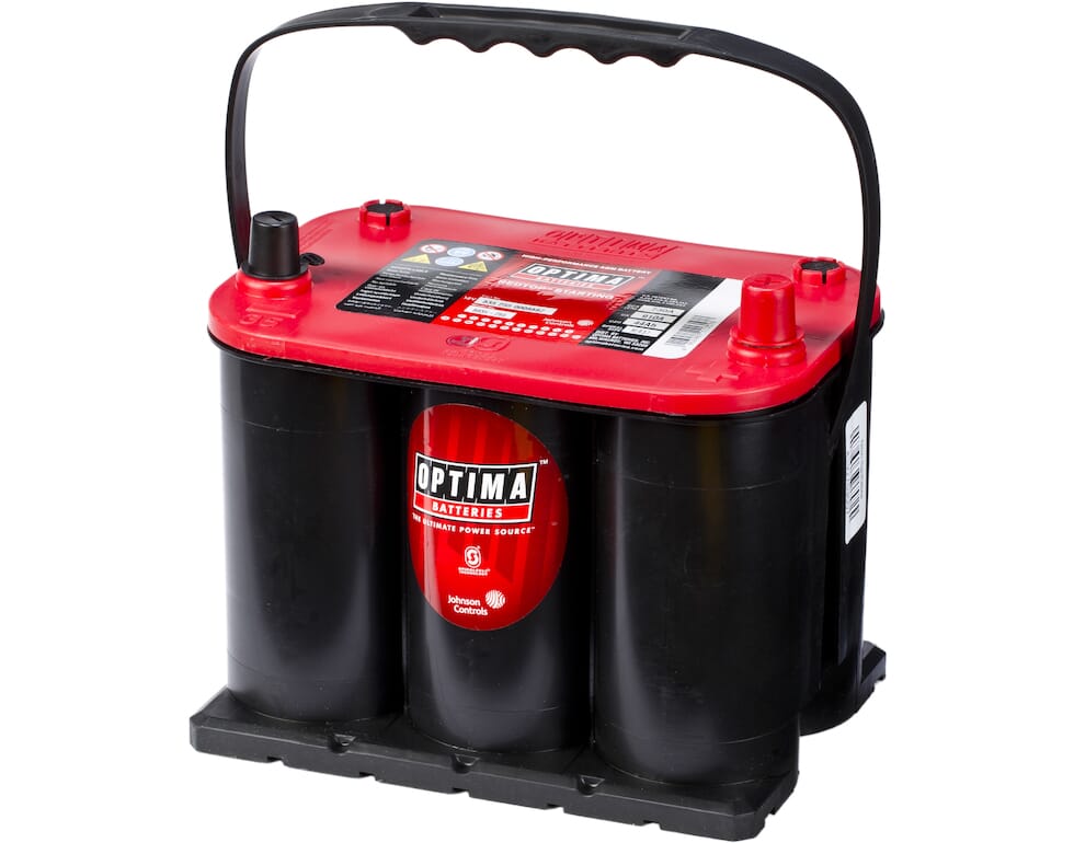 OPTIMA RTR3.7 Red Top 12V 44AH 730CCA AGM Batteri - Bergen Batteri ...