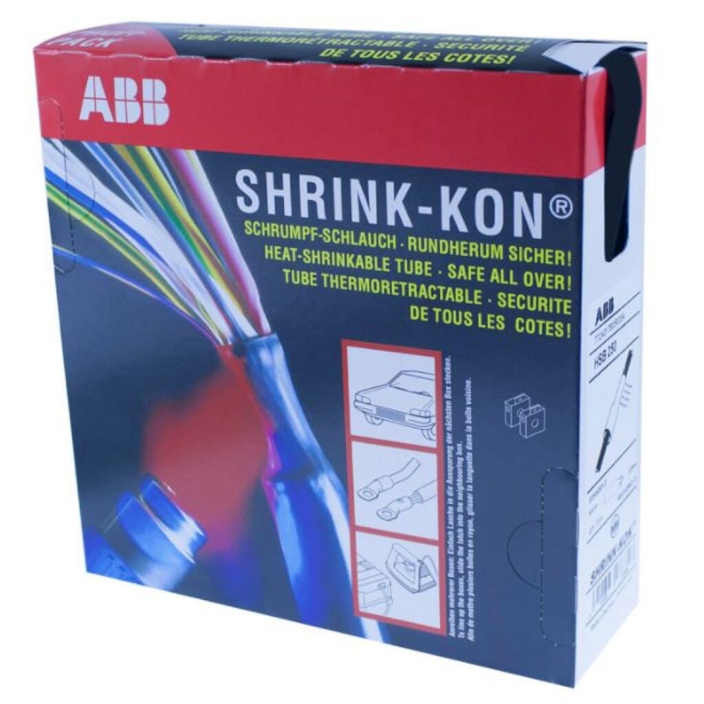 Krympeslange m/lim 12mm 3:1 - 2,5m i eske - Bergen Batteri Service AS